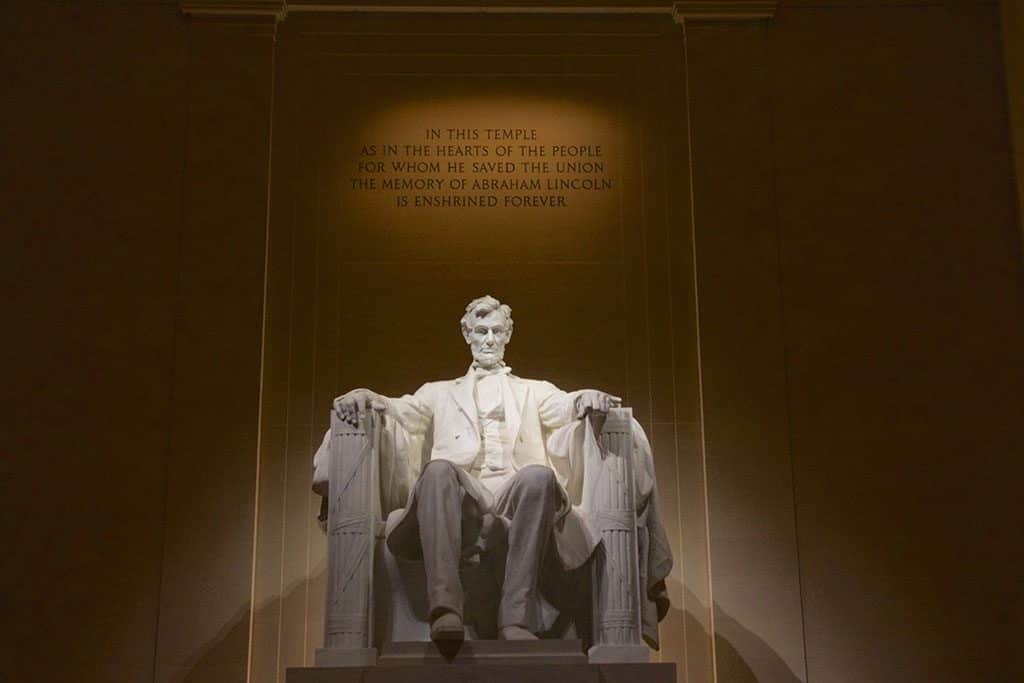 Washington DC - Lincoln Memorial og White House - Roadtrips i USA & Canada